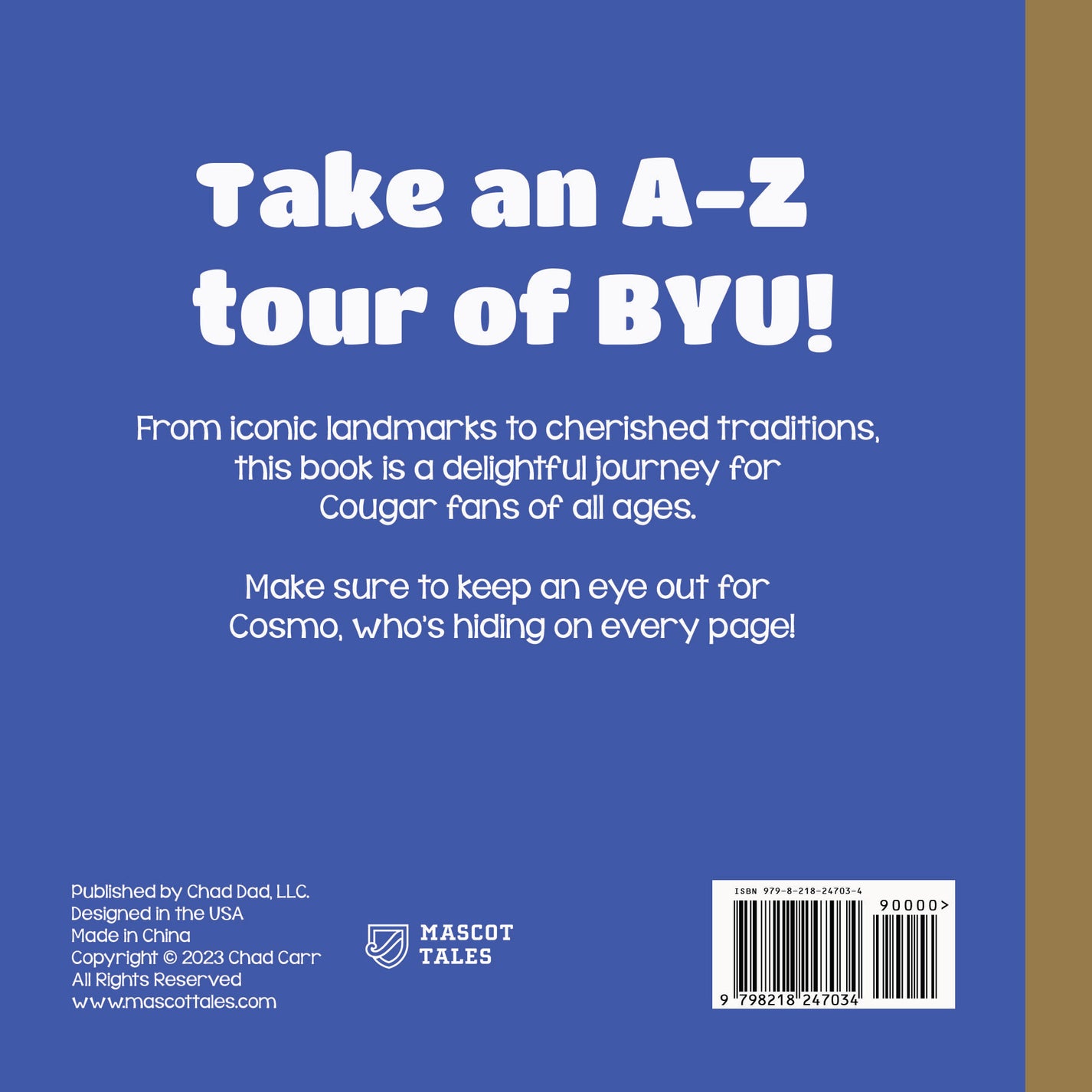 C is for Cosmo - A BYU Children's Book – Mascot Tales